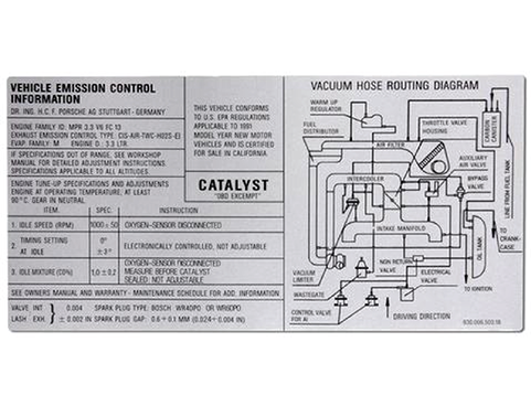 General Replacement Auto Labels Information-VIN Sticker Replacement ...